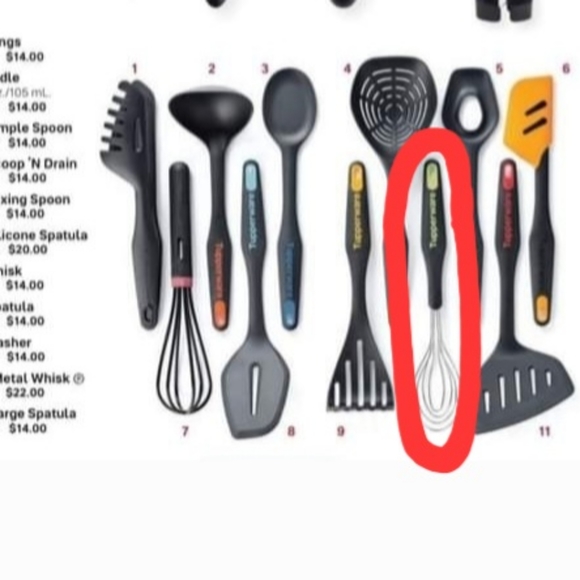Tupperware | Kitchen | Tupperware Metal Wisk | Poshmark